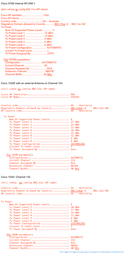Cisco access point transmit power levels – wifi-bond